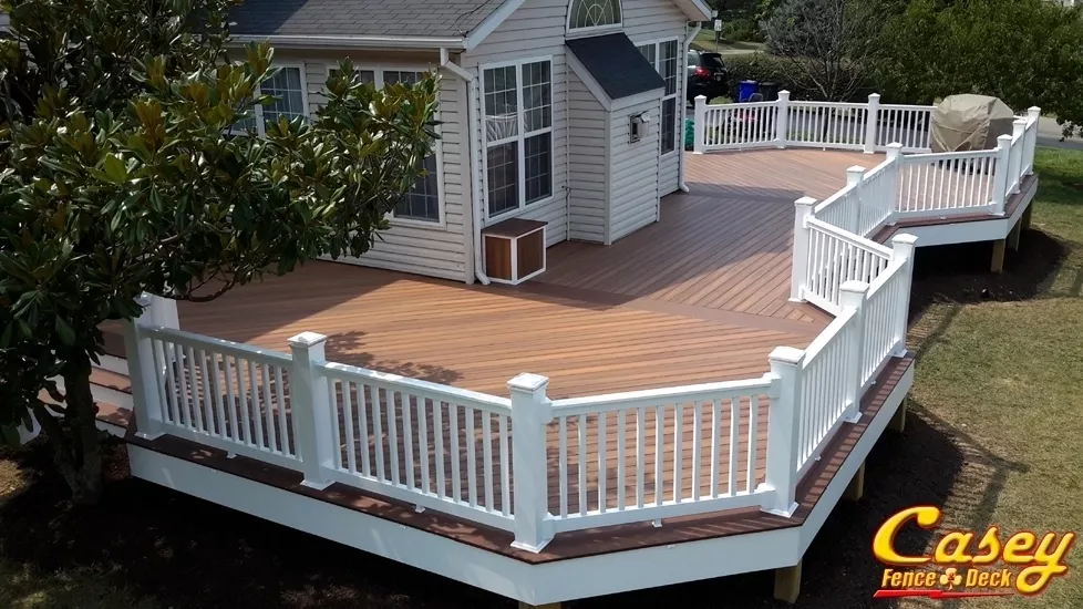 1200 Square Foot Low Level Composite Deck