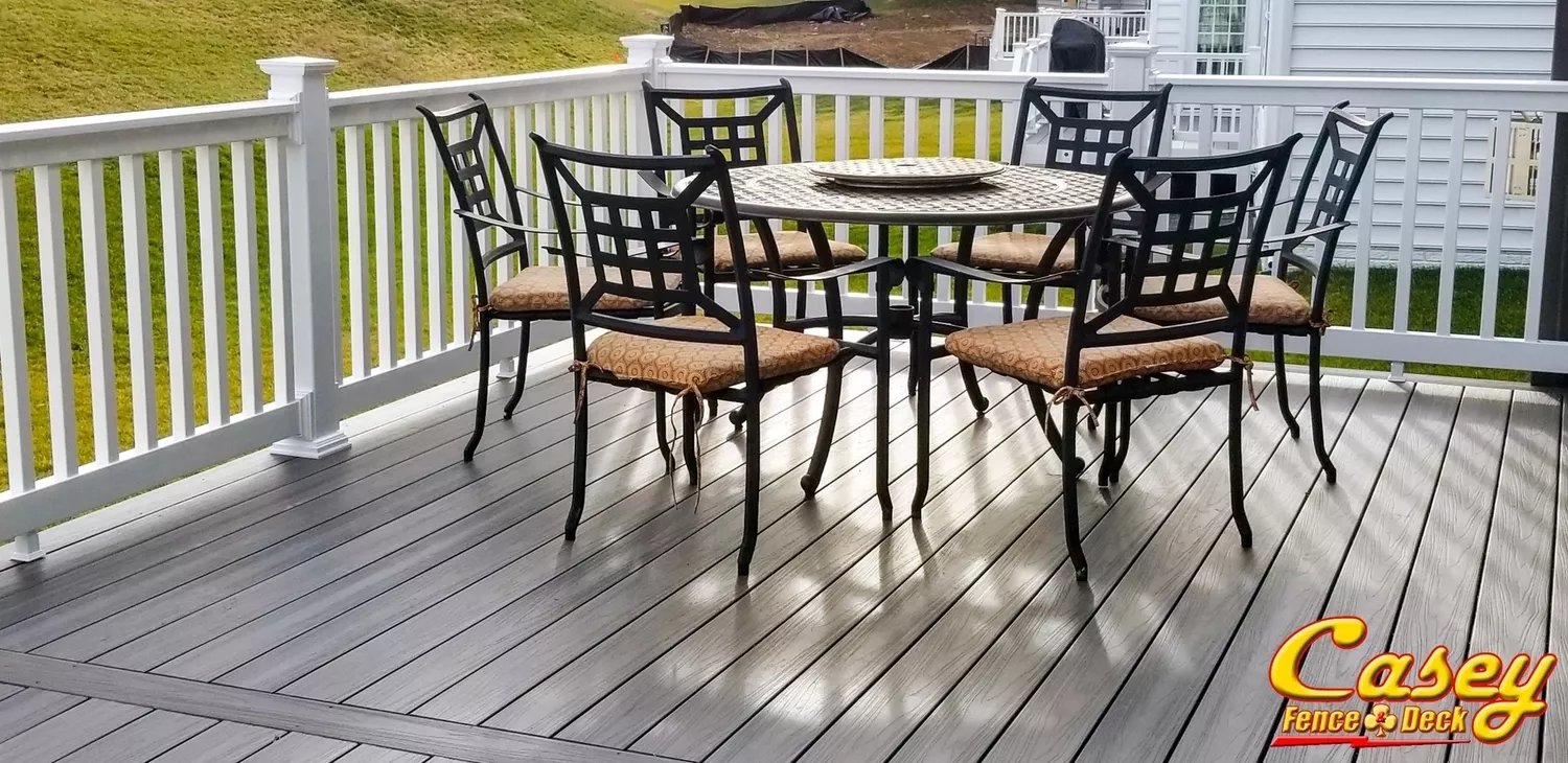 Fiberon Gray Birch Composite Deck in Brunswick Crossing