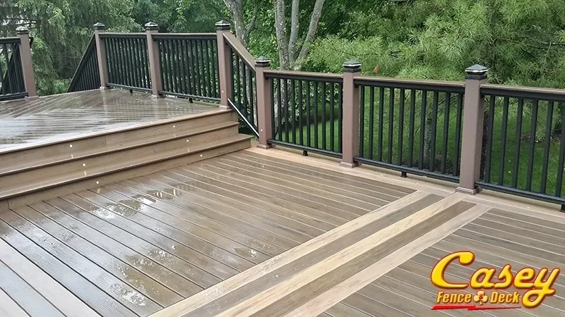Magnificent Deck with Steps and Staircase